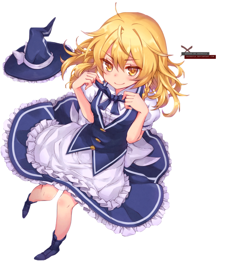 Kirisame Marisa Render By Saukaula On Deviantart