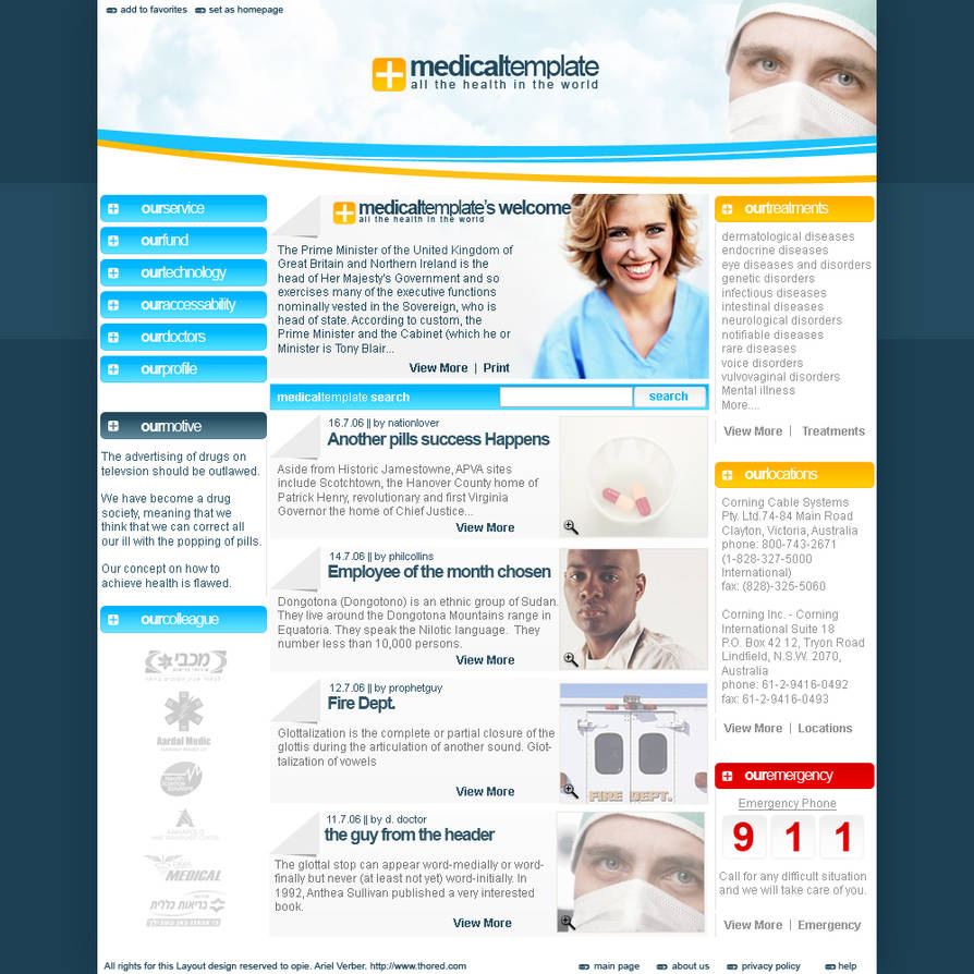 medicaltemplate by o-pie by designerscouch on DeviantArt