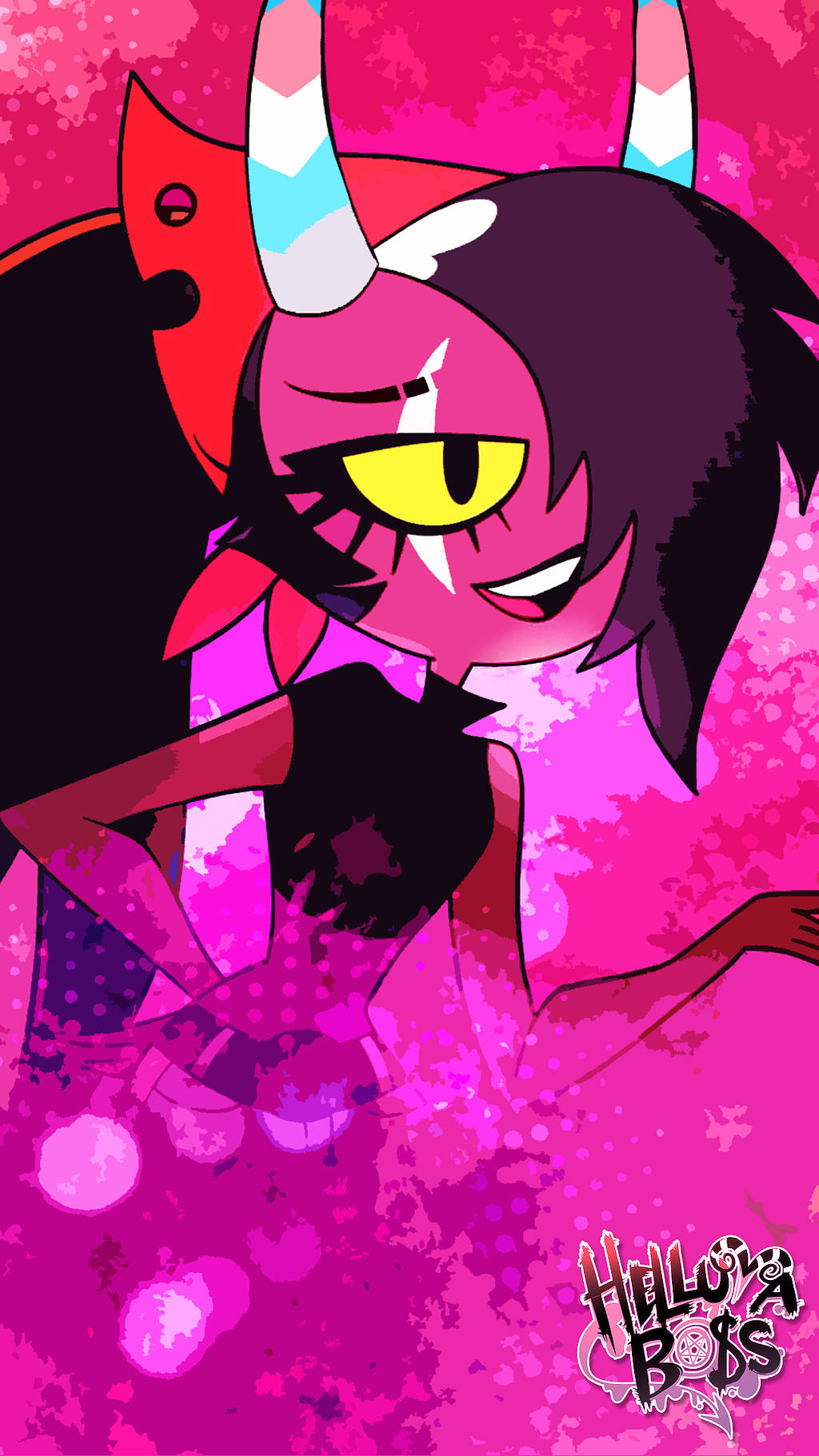 Helluva Boss Sallie May Phone Wallpaper By Kyoshifrostwolf On Deviantart
