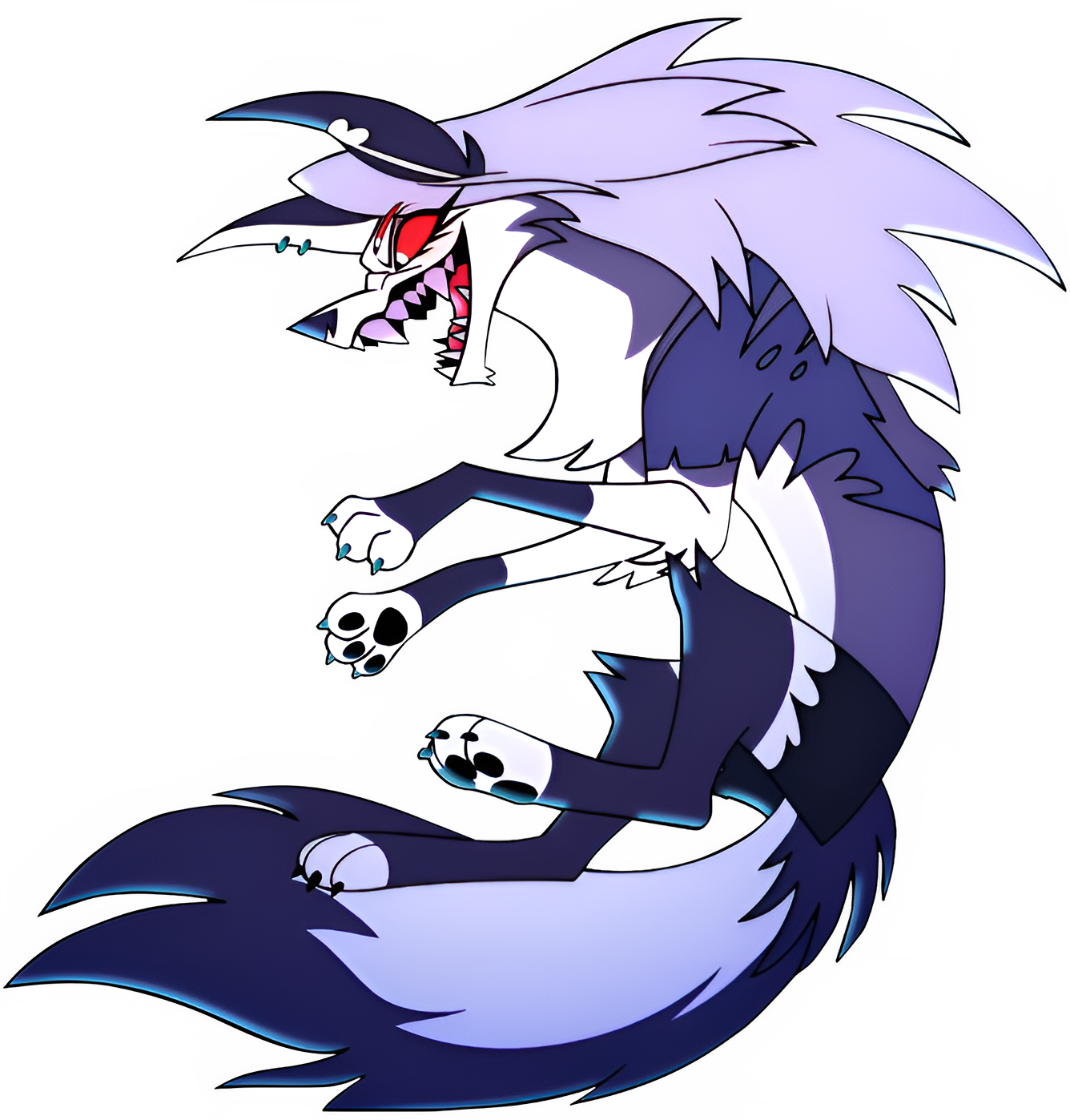 Helluva Boss Loona Render By Kyoshifrostwolf On Deviantart