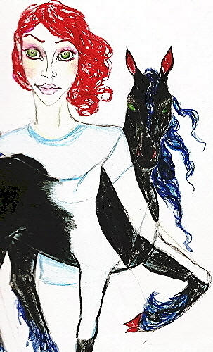 Rose the Kelpie by RoseRavenQueen on DeviantArt