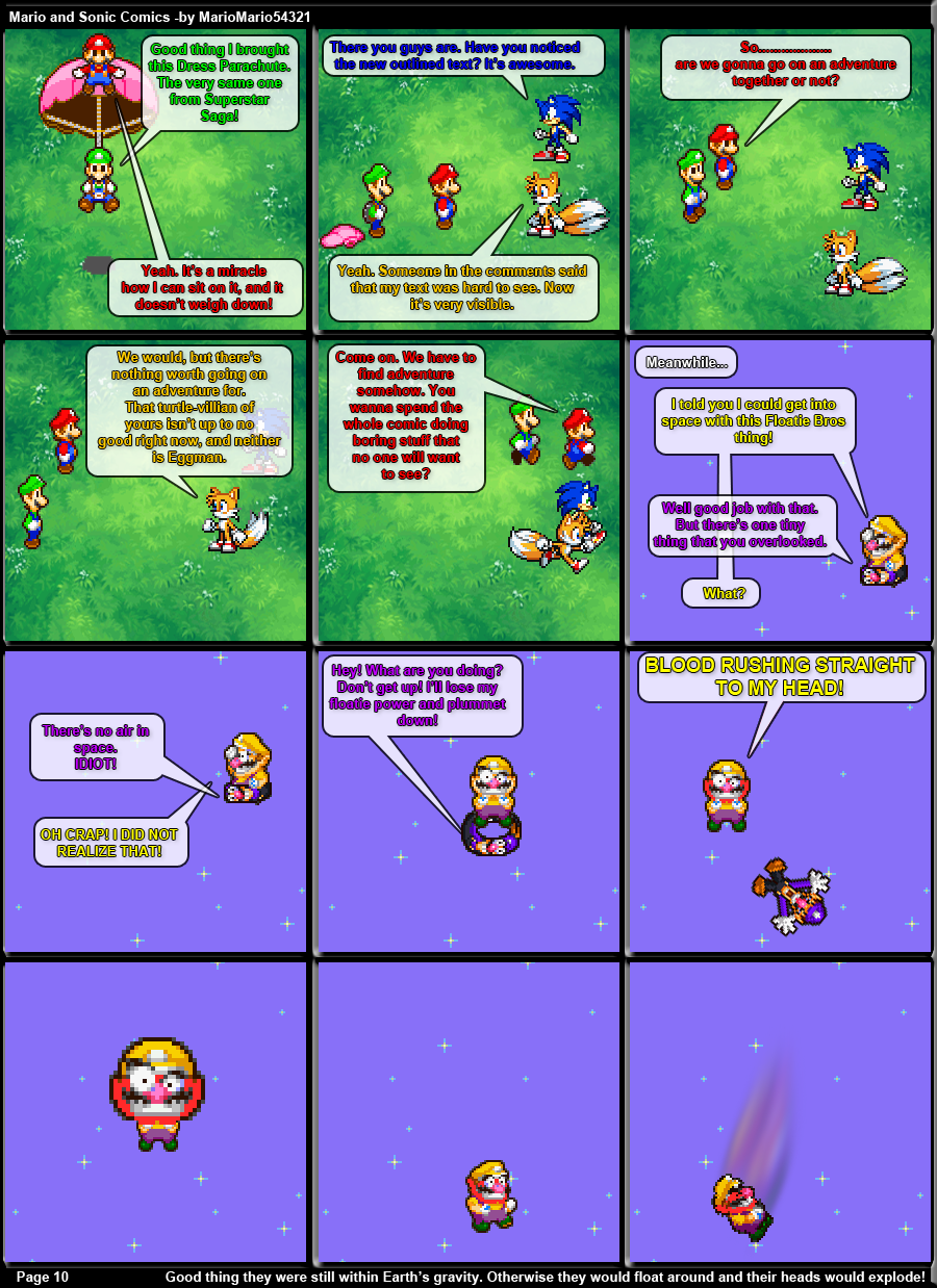 Mario And Sonic Comics Page 10 By Mariomario54321 On Deviantart