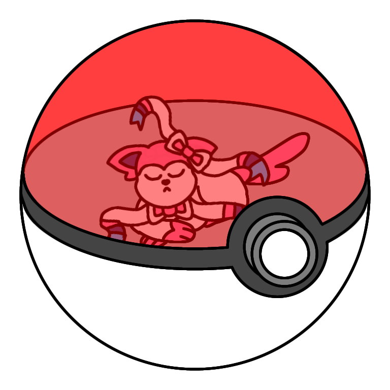 Sylveon Sleeping In A Pokeball By Lexthedeviant369 On Deviantart