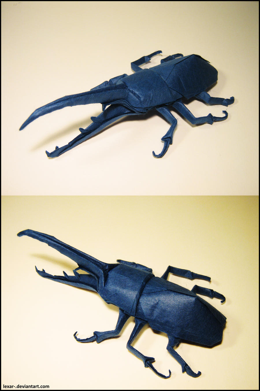 Origami Hercules Beetle By Lexar On Deviantart