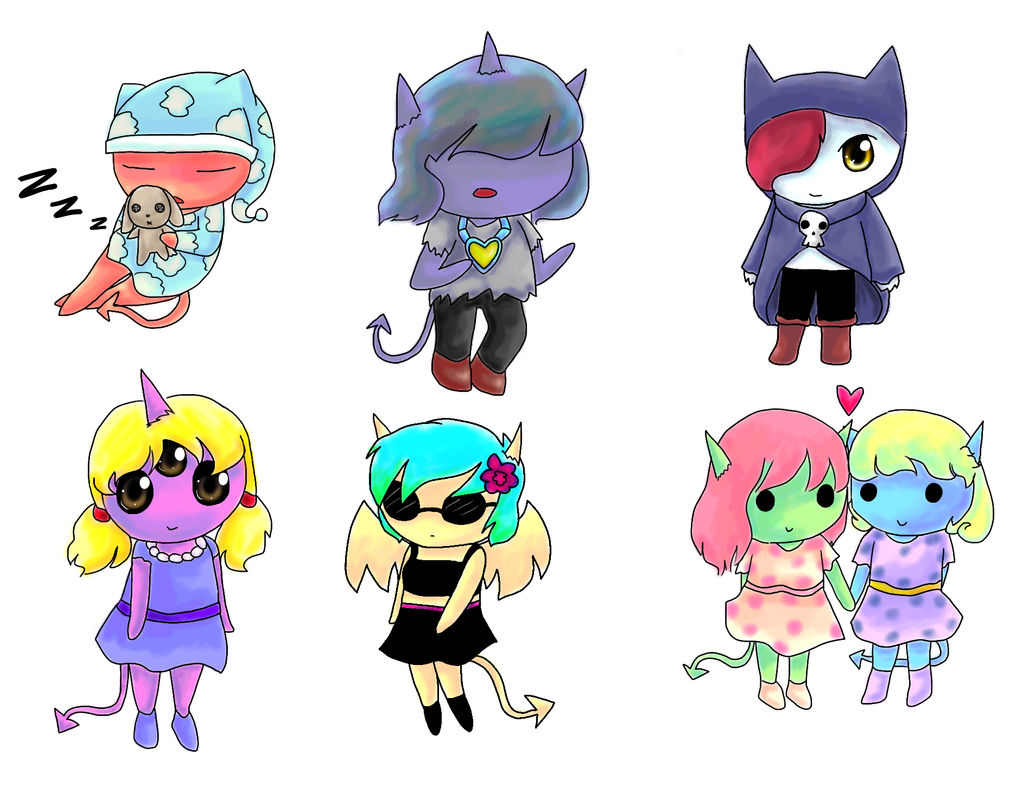 Cute Demons By Thecreatorofsoften On Deviantart