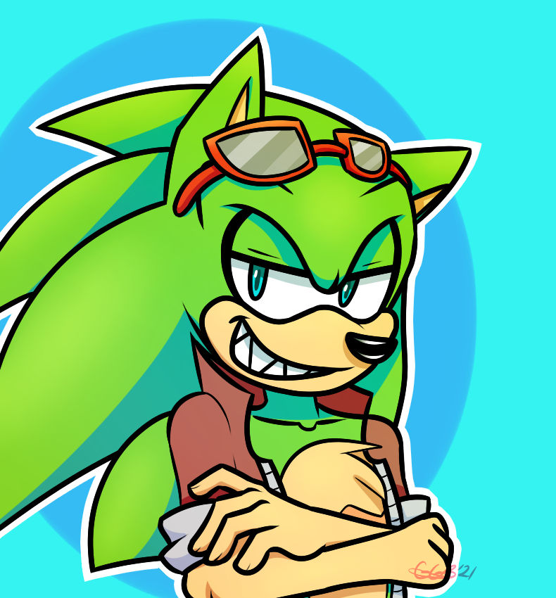 Green Sonic By Gottagoblast On Deviantart