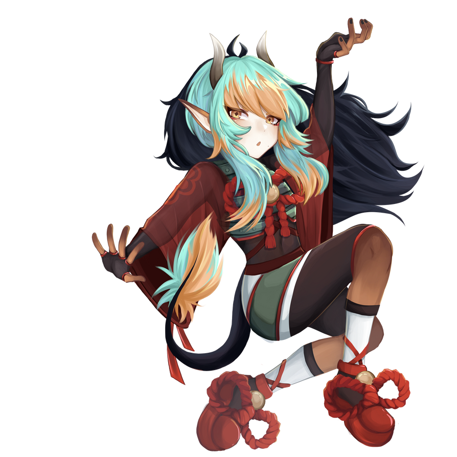 Chikako Genshin Impact Oc By Ichikaide On Deviantart