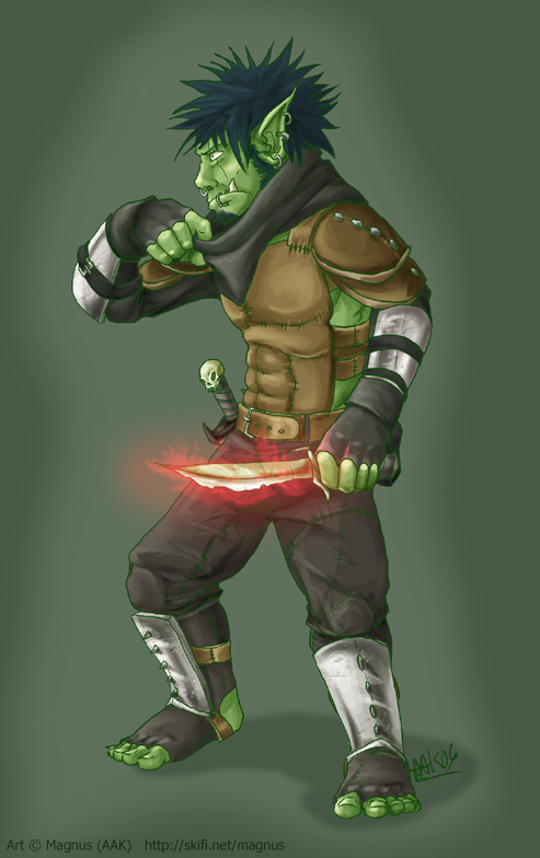 orc rogue by weremagnus on DeviantArt