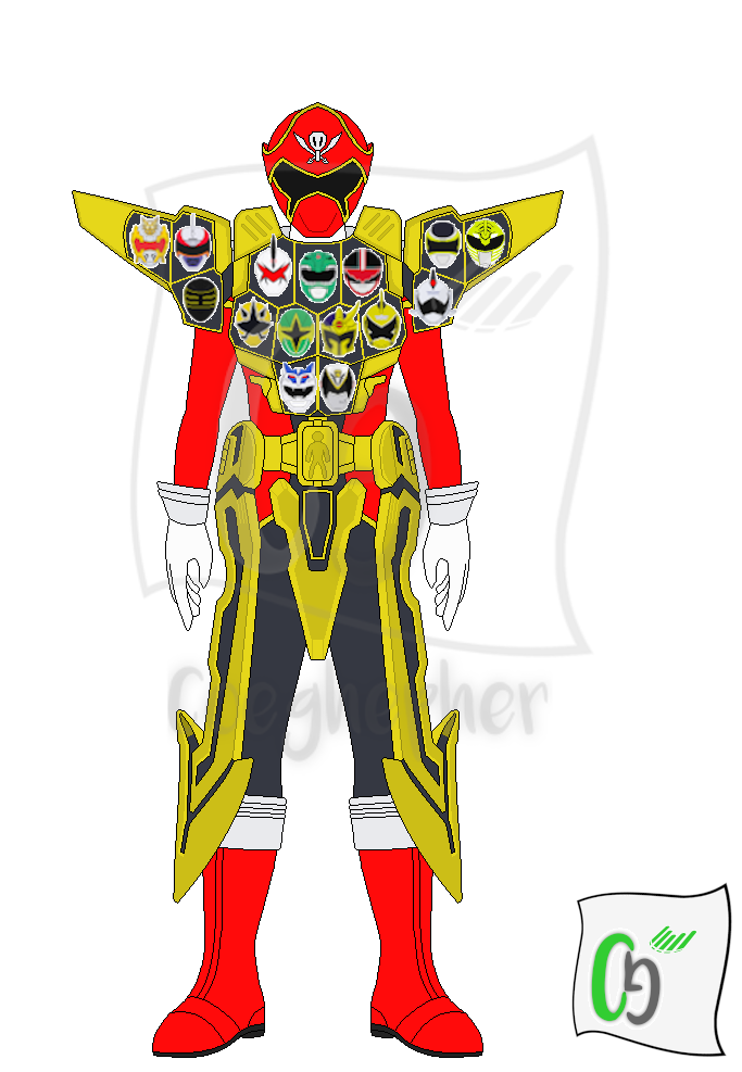 Gokai Red Gold Mode By Coeghepher On Deviantart