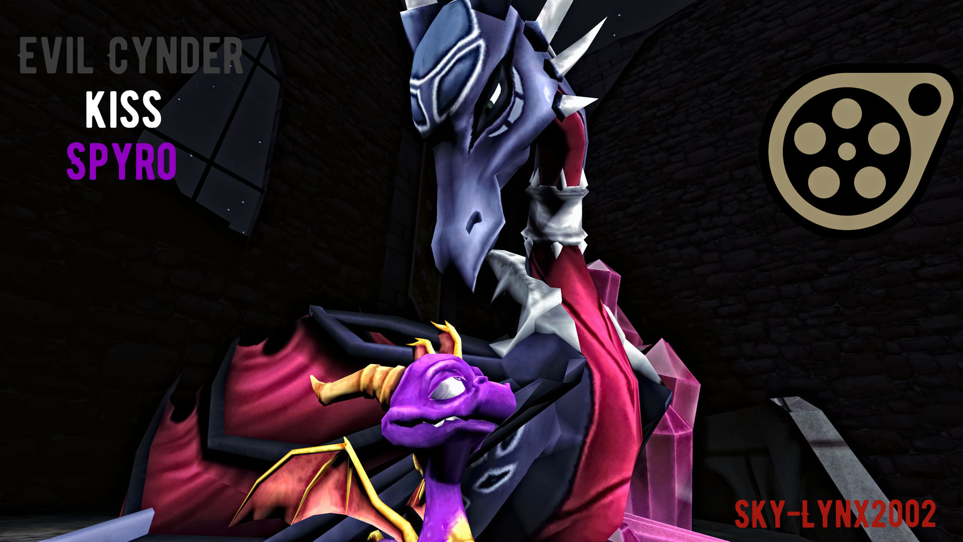 Evil Cynder Kiss Spyro By Tarasovsergey2002 On Deviantart