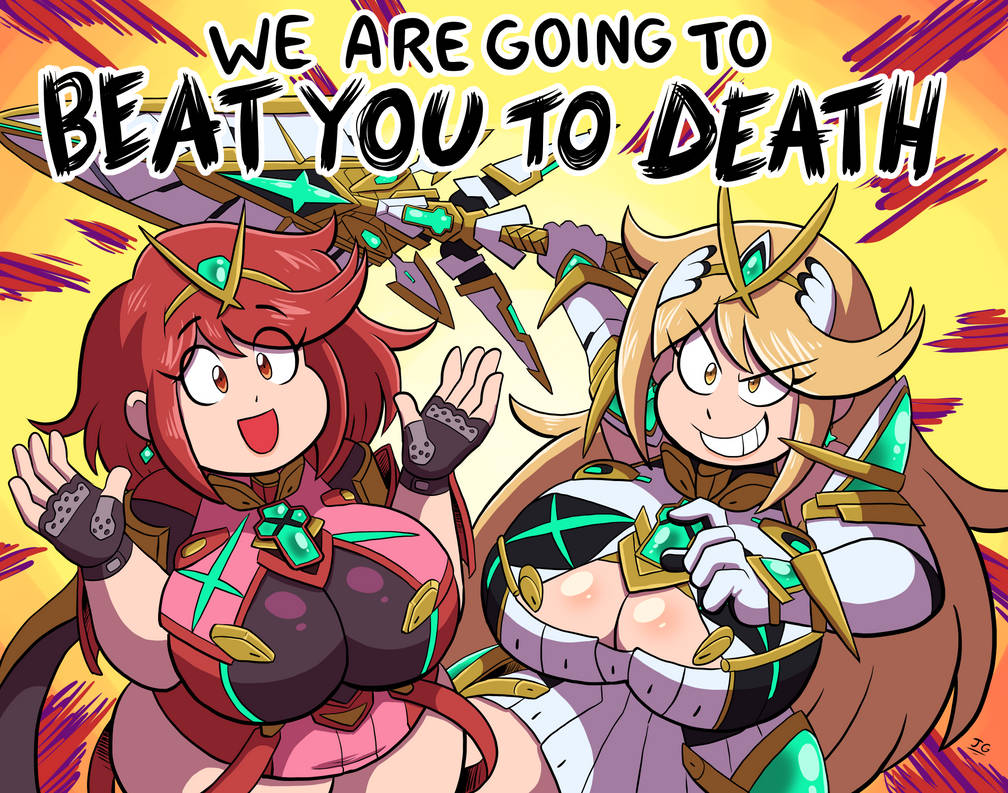 Pyra and Mythra by greliz on DeviantArt Pyra and Mythra by greliz on DeviantArt