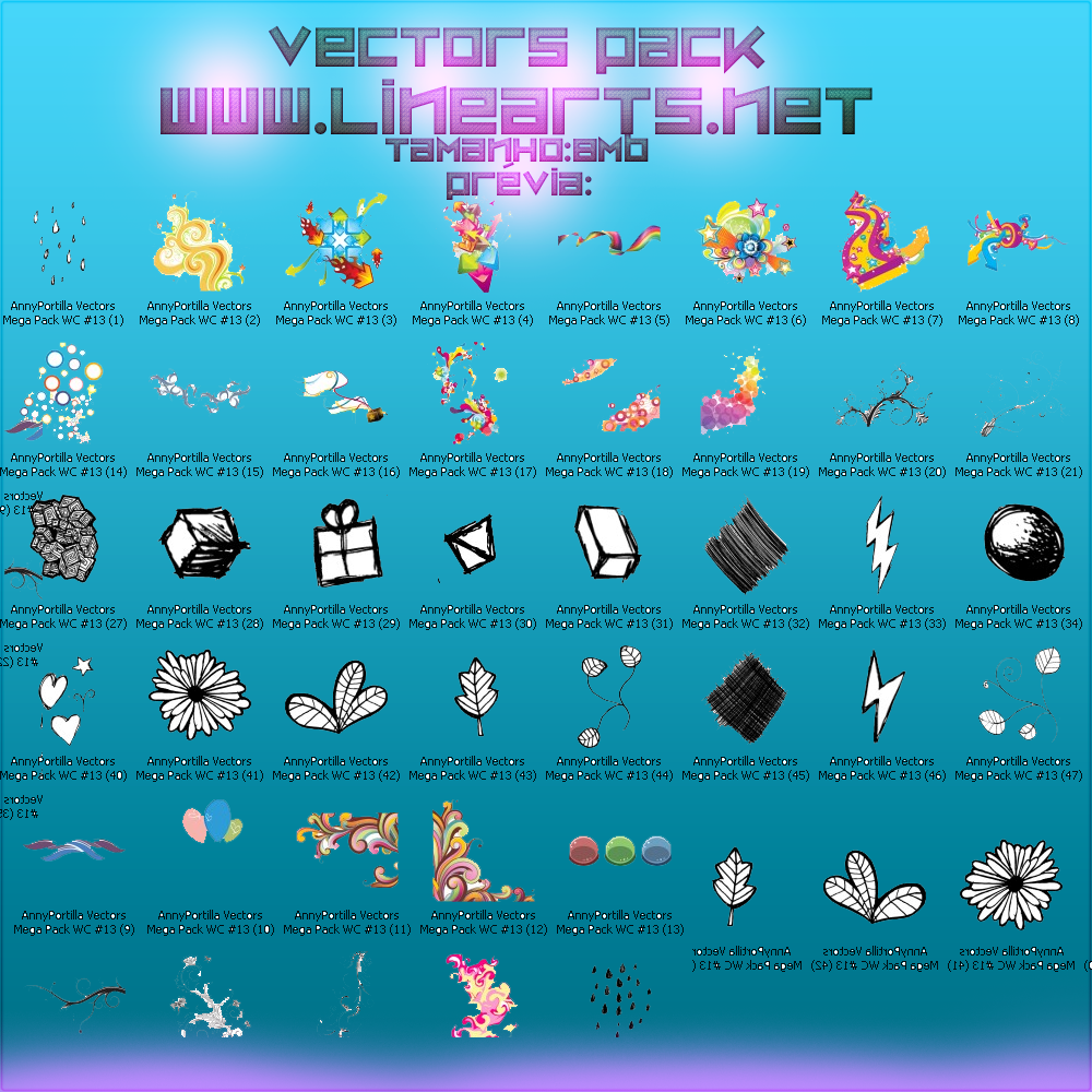 Pack Vectors By Lineartsnet On Deviantart