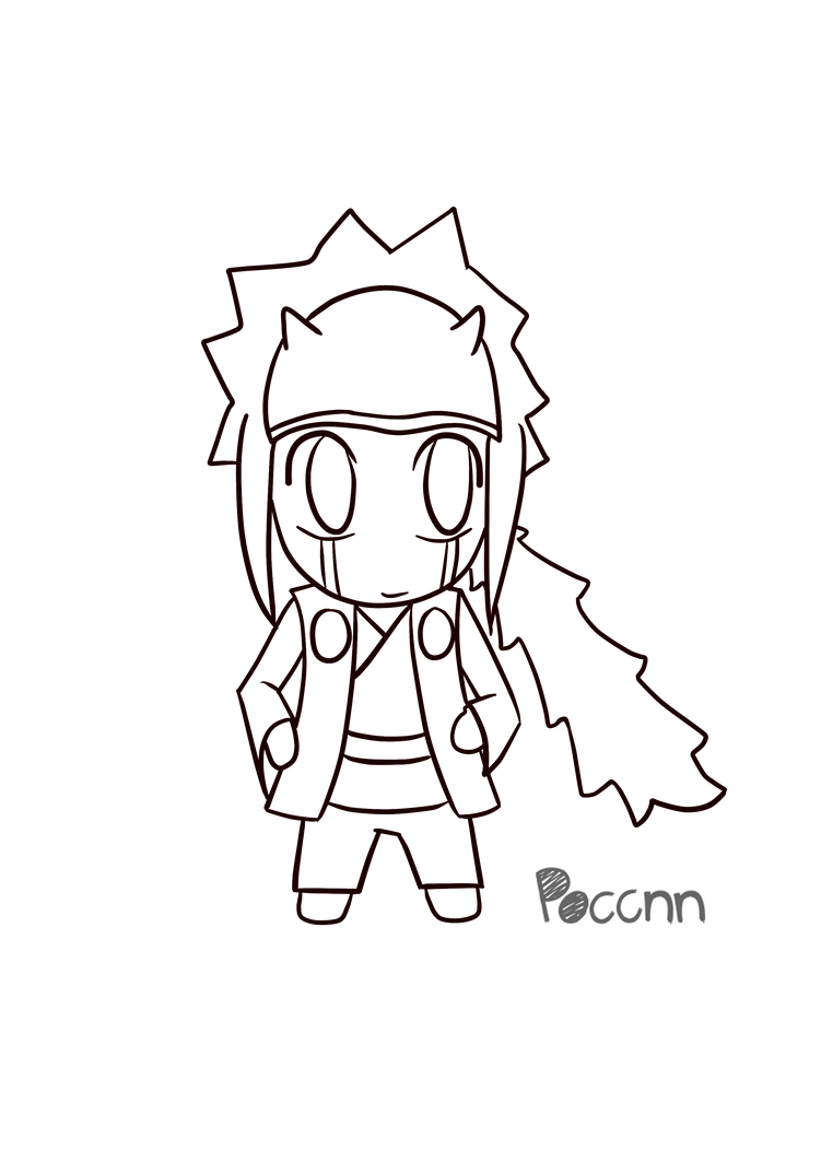 Cute Jiraiya To Color Naruto By Poccnnindustries On Deviantart