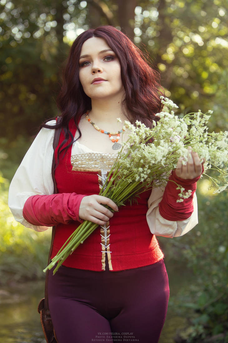 Tomira The Herbalist From The Witcher 3 By Fel0ra On Deviantart