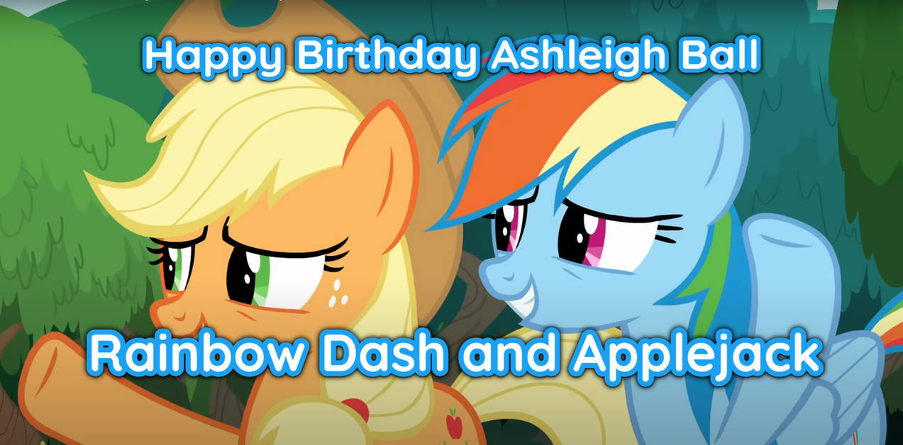 Happy Birthday Ashleigh Ball By Hyenari6296 On Deviantart