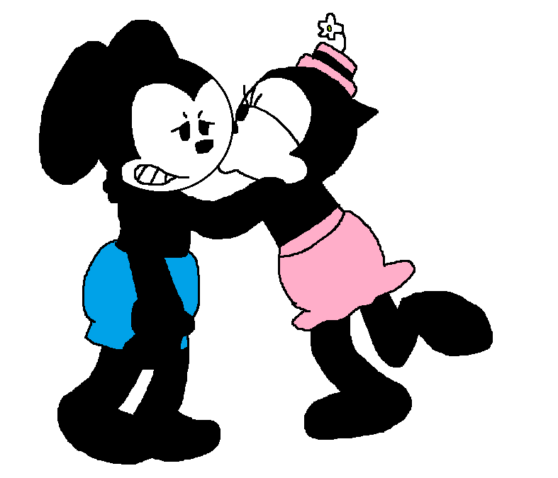 Ortensia Kisses Oswald By Ultra Shounen Kai Z On Deviantart