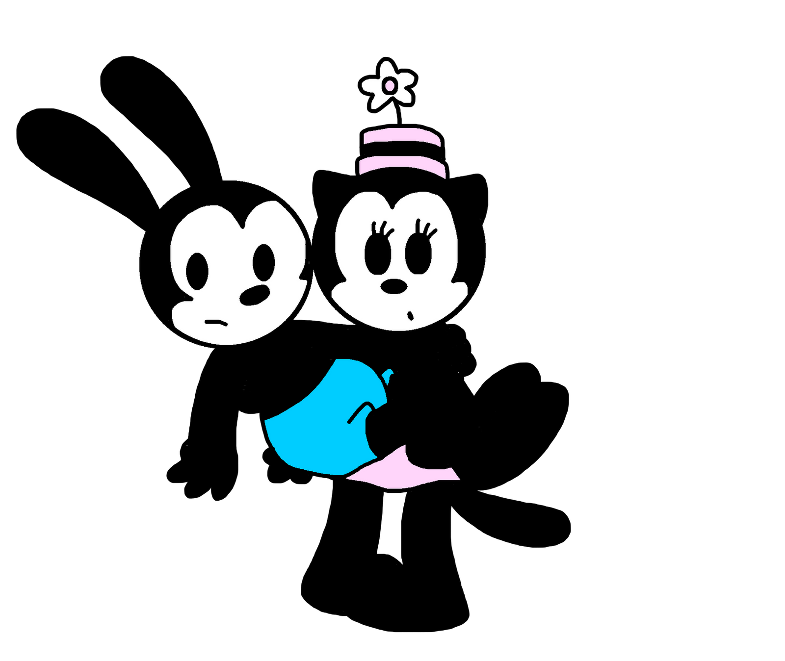Ortensia carrying Oswald by Ultra-Shounen-Kai-Z on DeviantArt Ortensia carrying Oswald by Ultra-Shounen-Kai-Z on DeviantArt