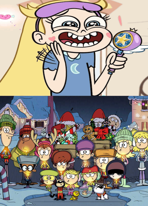 Star Butterfly Touched By Loud House Carol By Ultra Shounen Kai Z On Deviantart