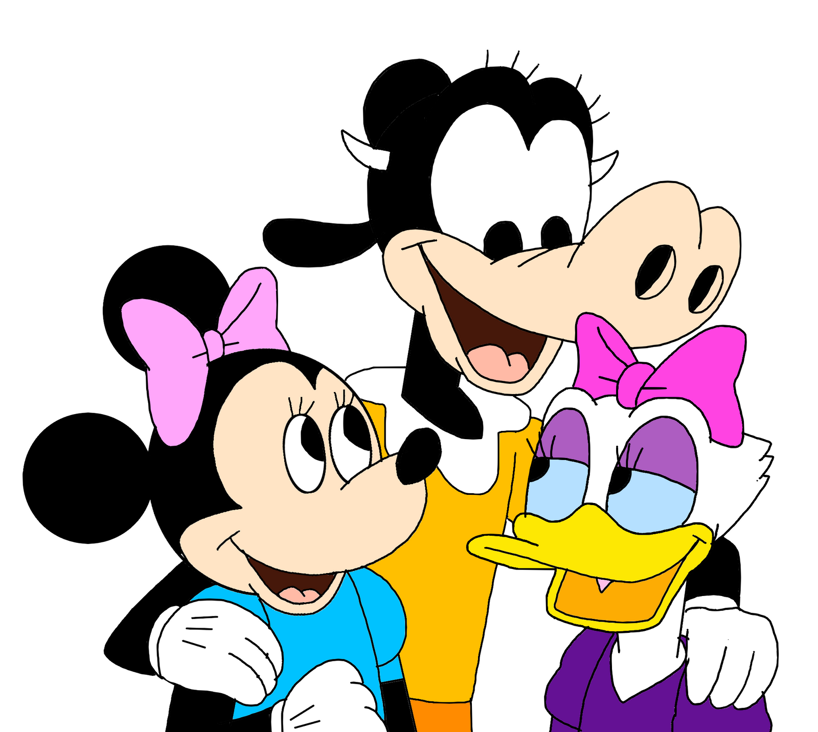 Minnie, Daisy and Clarabelle - BFF by Ultra-Shounen-Kai-Z on DeviantArt Minnie, Daisy and Clarabelle - BFF by Ultra-Shounen-Kai-Z on DeviantArt