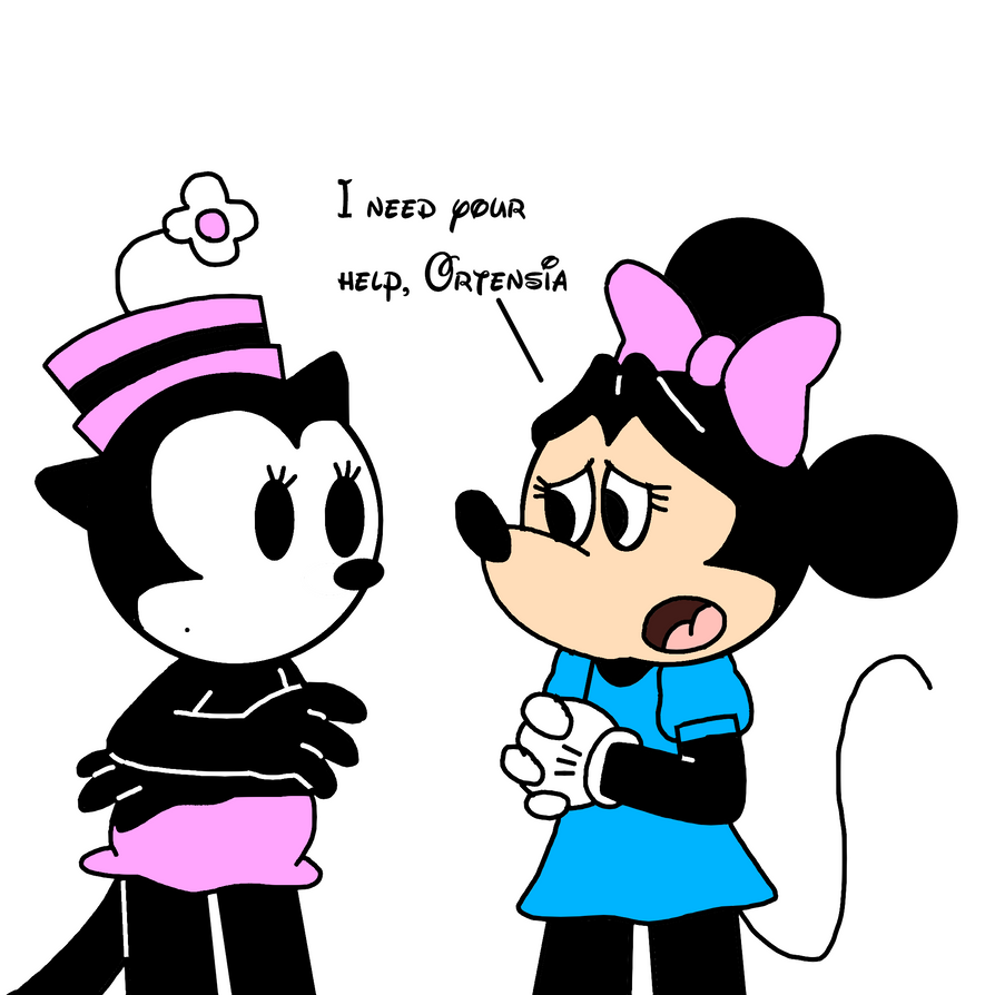Minnie needs Ortensia's help by Mega-Shonen-One-64 on DeviantArt Minnie needs Ortensia's help by Mega-Shonen-One-64 on DeviantArt