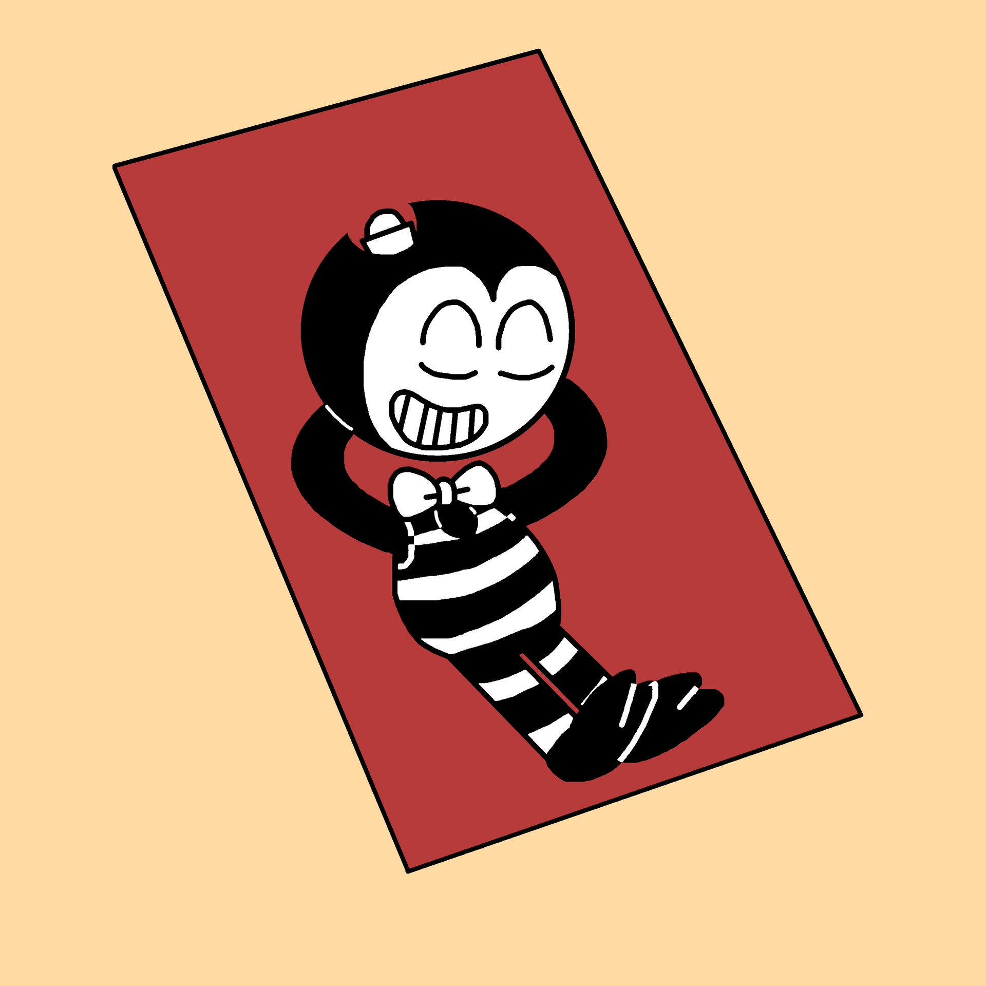 Bendy Relaxing On Beach By Ultra Shounen Kai Z On Deviantart