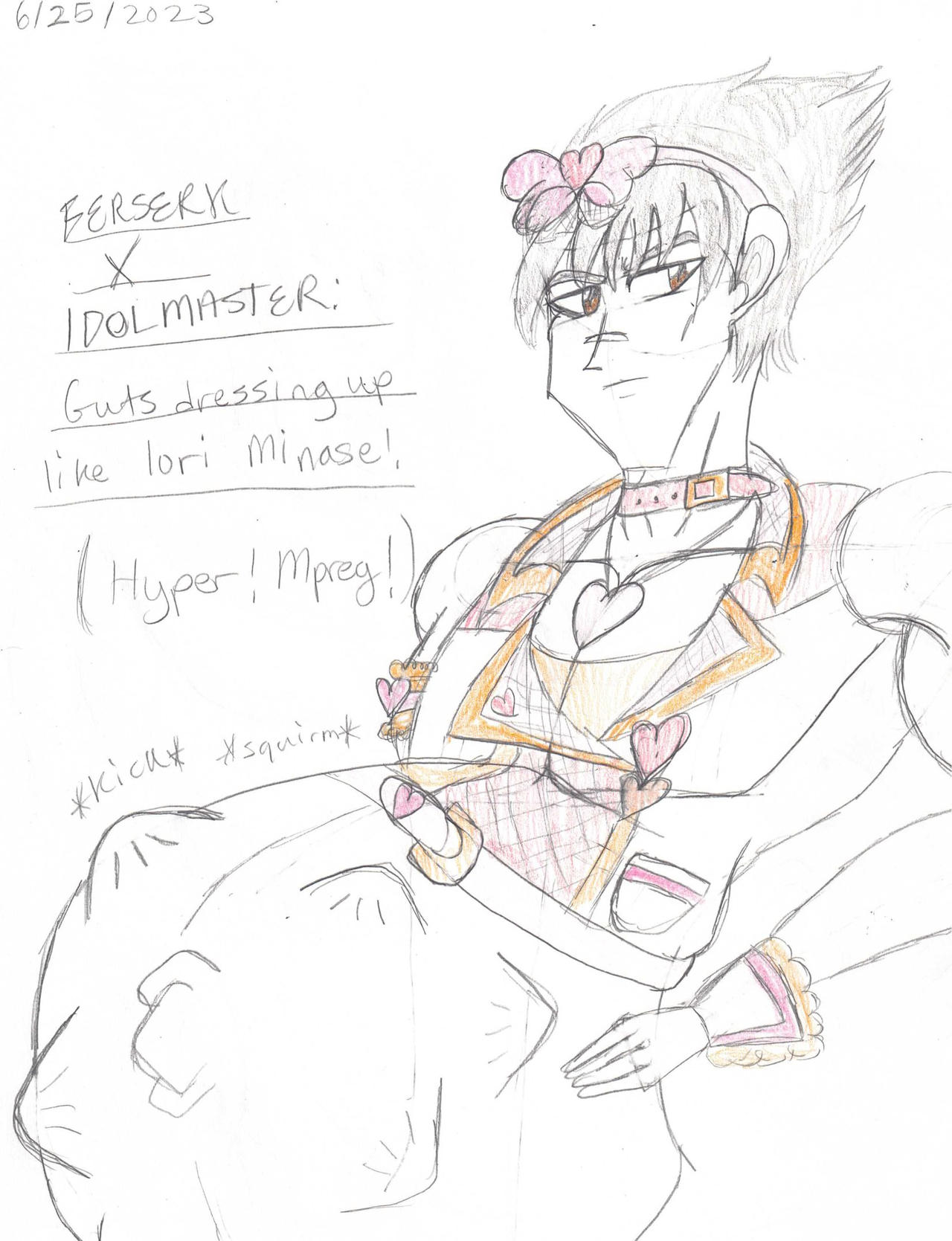Guts HyperPreg Idolmaster Costume SeikoTakai Berserk Anime guts-hyperpreg-idolmaster-costume-seikotakai-berserk-anime