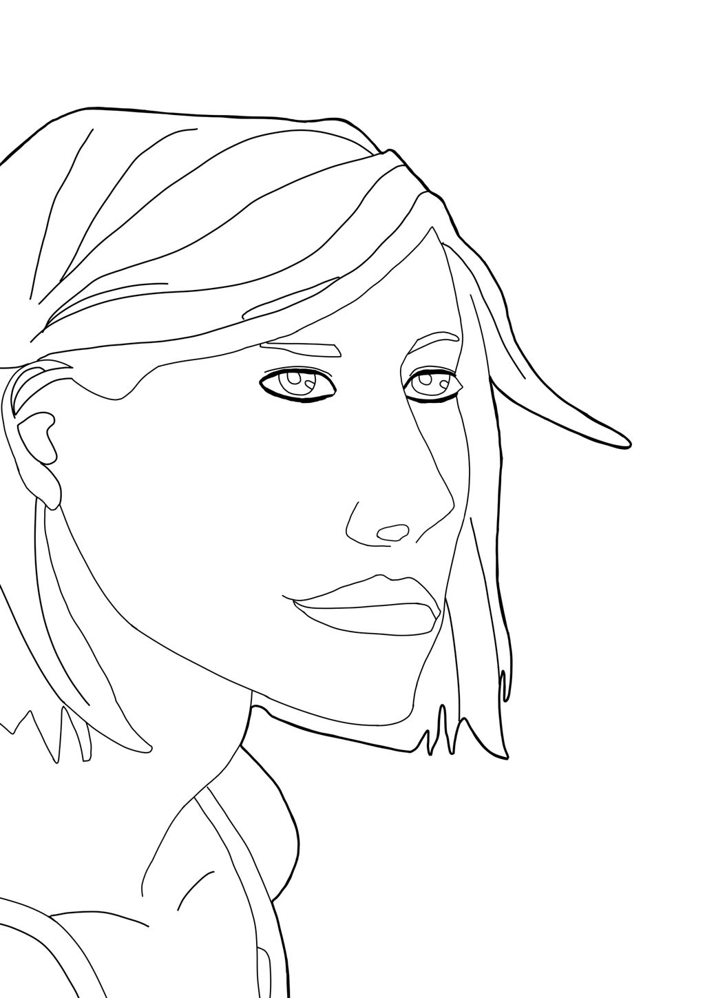 Commander Shepard Lineart Mass Effect By Artsomethingx On Deviantart