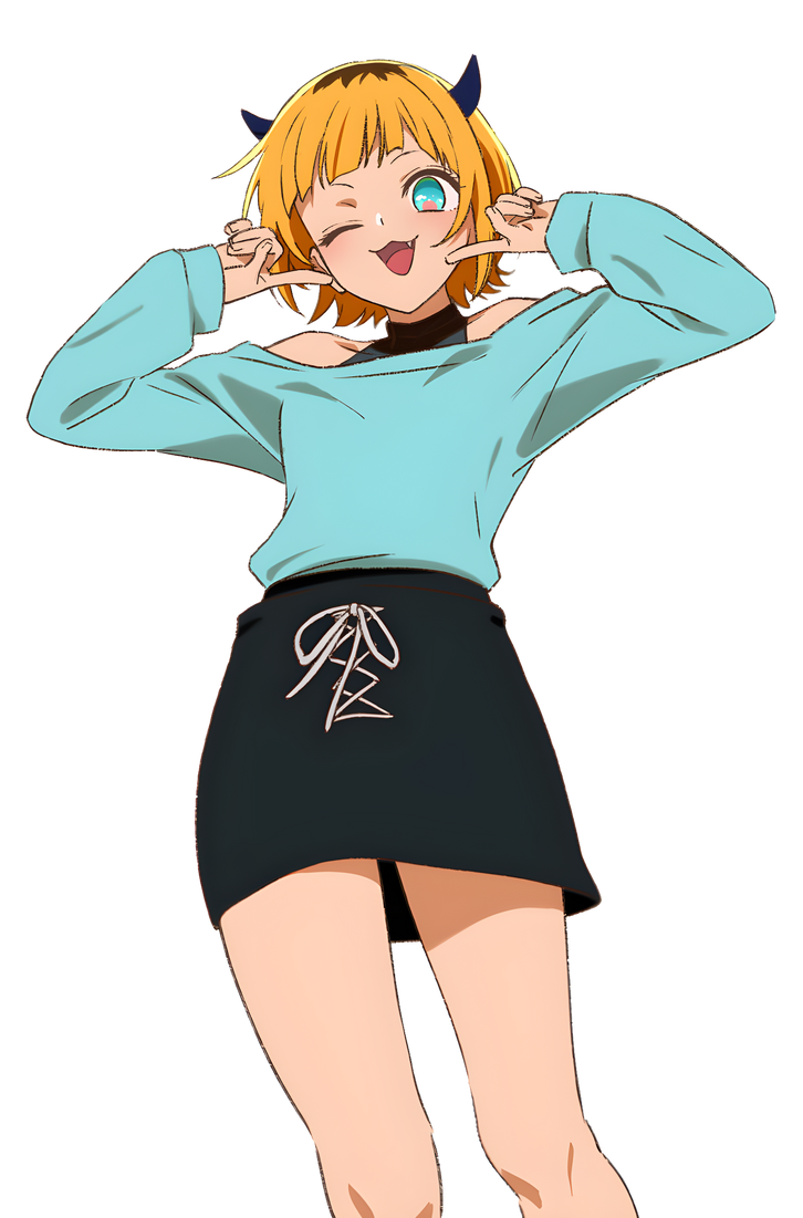 Mem Cho Oshi No Ko Render By Arrasite On Deviantart
