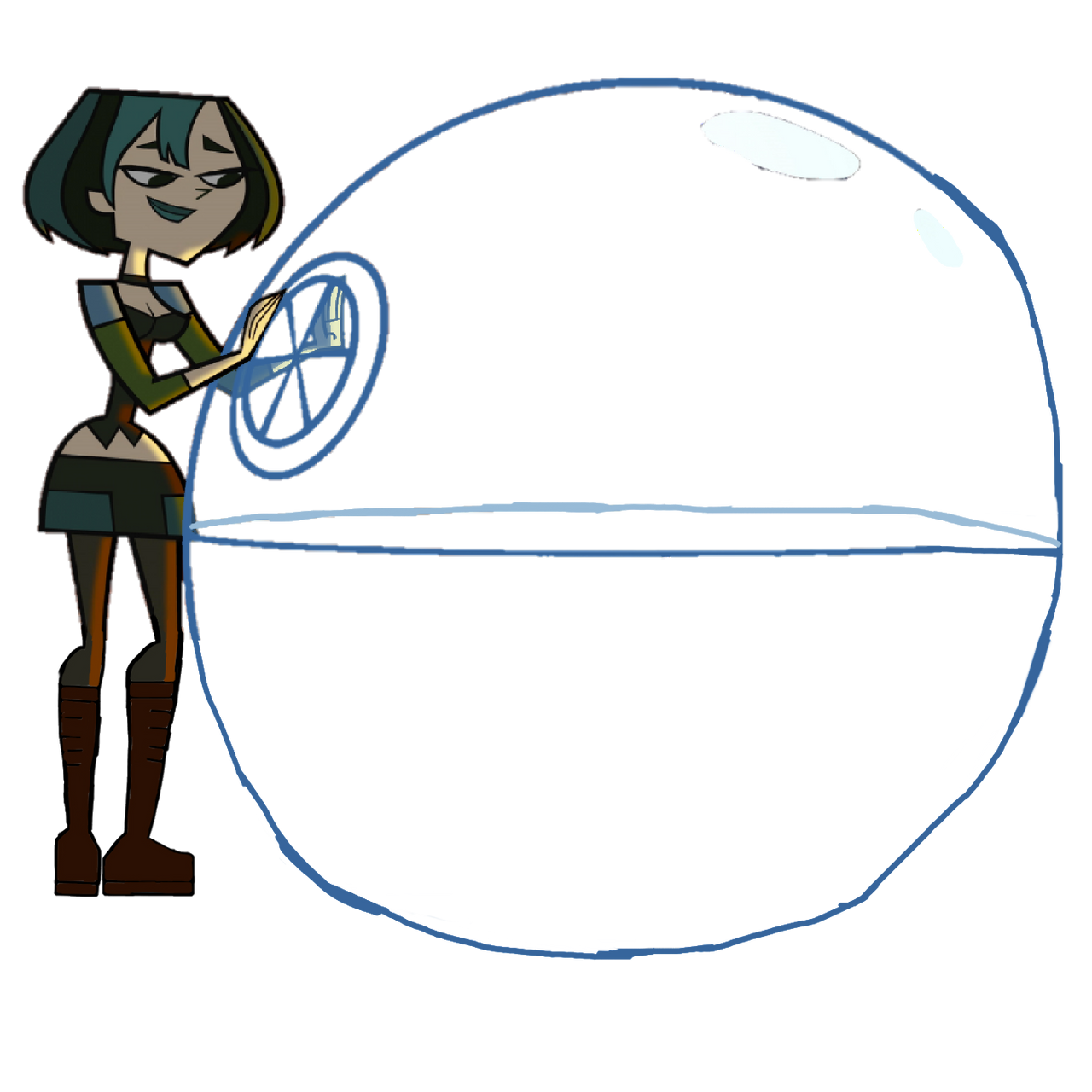Gwen With Bubble Total Drama Png By Arturomendoza2890 On Deviantart