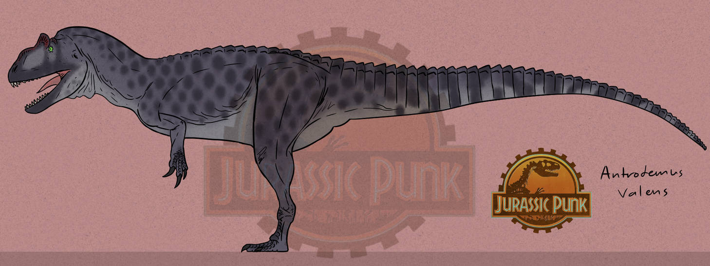 Jurassic Punk Antrodemus Concept By Thedilophoraptor On Deviantart