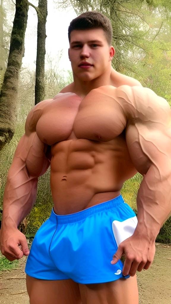 Huge Musclebull In The Forrest By Ai Muslephantasies On Deviantart