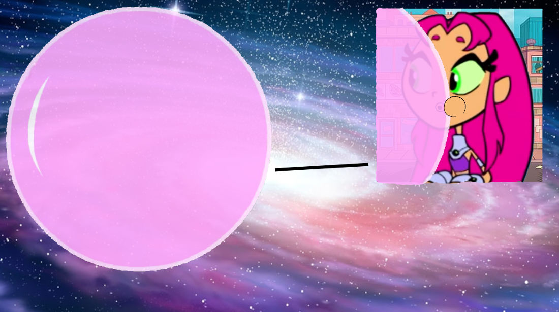 Starfires Biggest Bubblegum Bubble Ever By Greg10ory On Deviantart