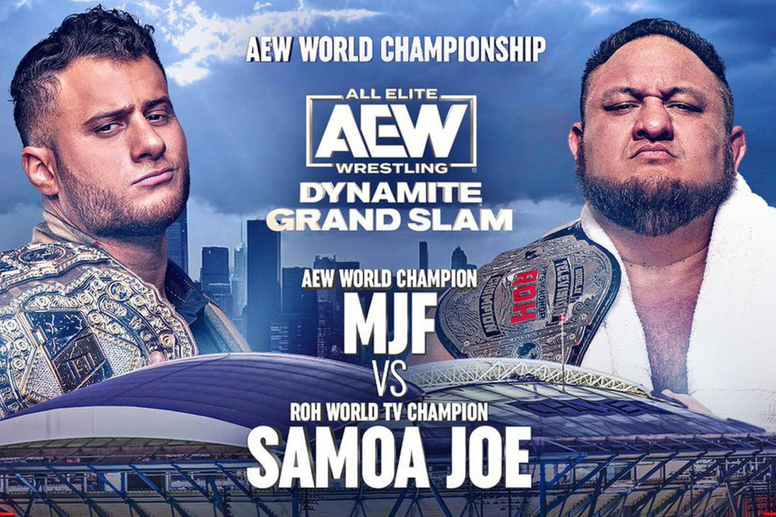 MJF vs Samoa Joe for the AEW world champion by spandbg on DeviantArt MJF vs Samoa Joe for the AEW world champion by spandbg on DeviantArt