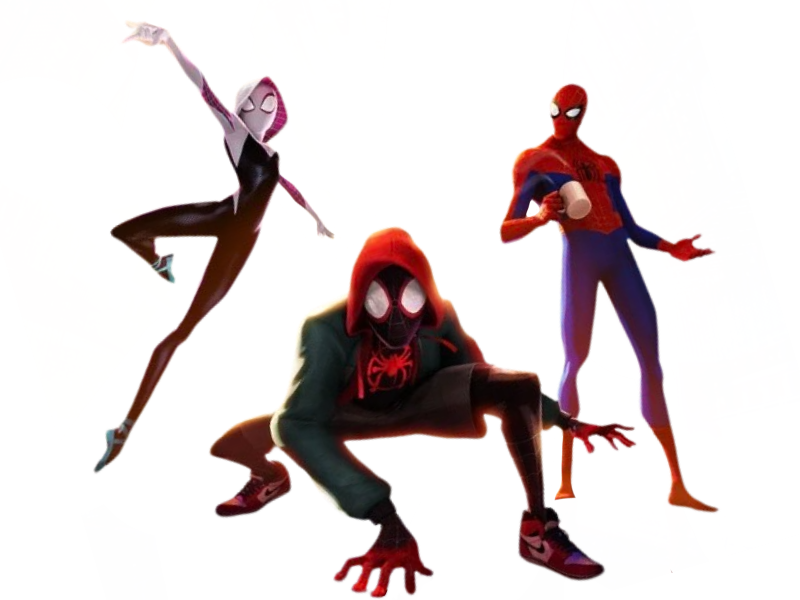 Miles Gwen And Spider Man By Dracoawesomeness On Deviantart
