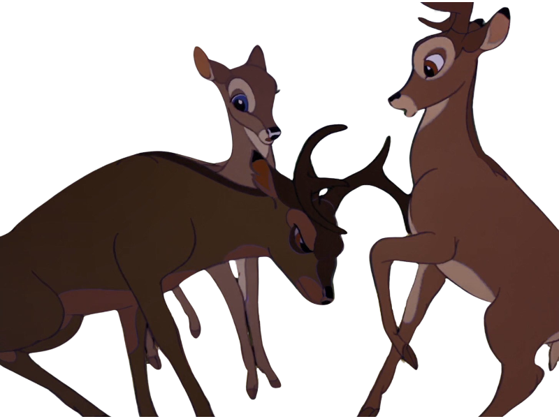 Bambi Faline And Ronno By Dracoawesomeness On Deviantart