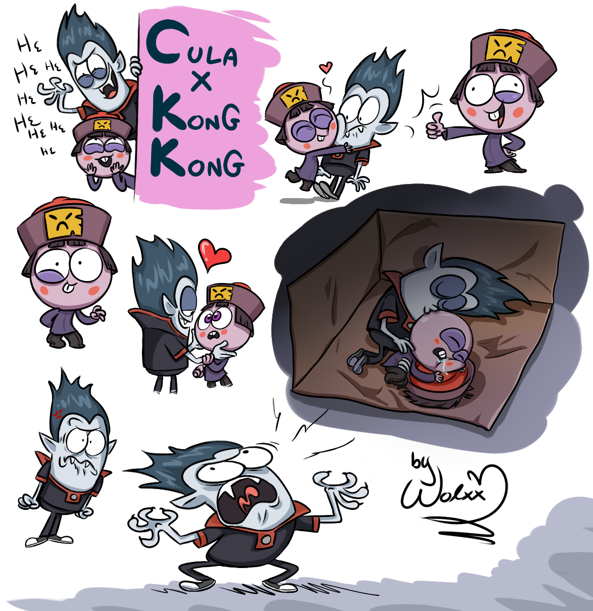Spookiz Cula X Kong Kong By Foxywolxy On Deviantart