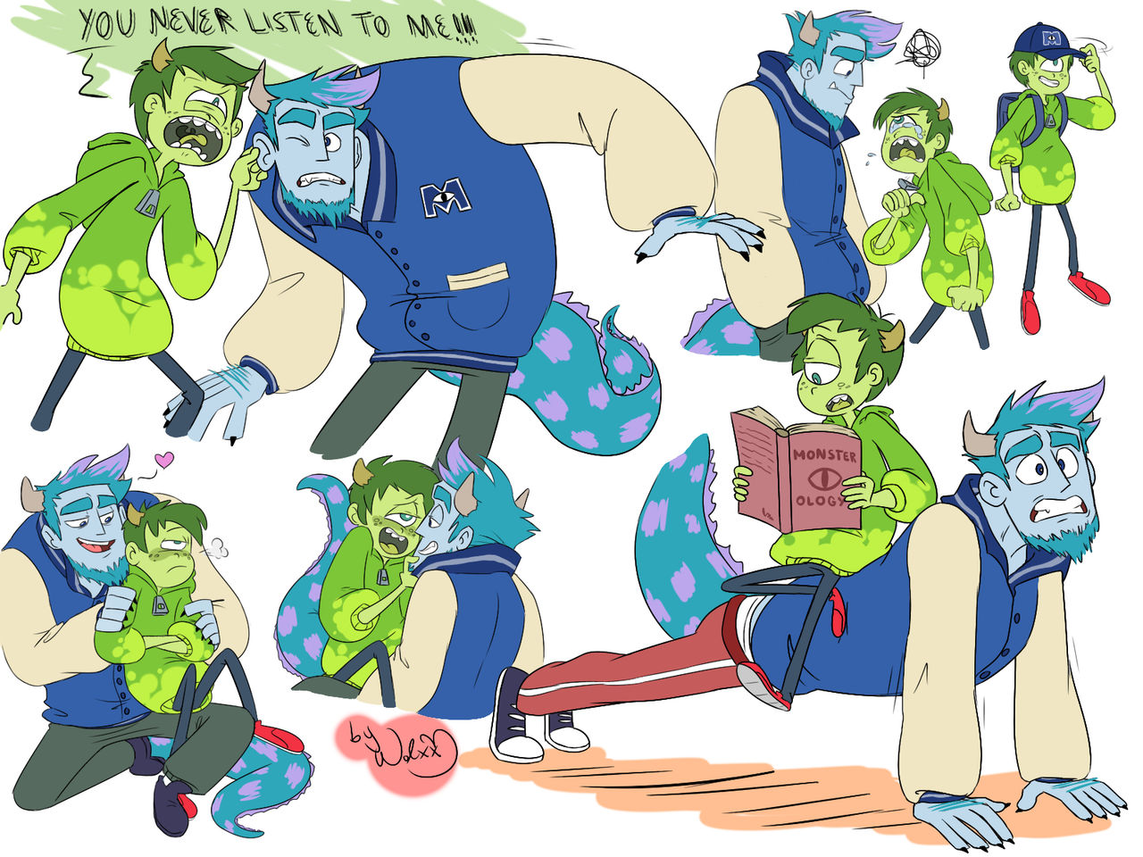 Mike And Sulley Monsters University