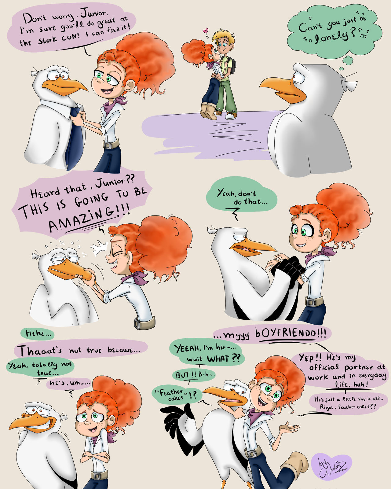 Storks - Junior x Tulip - Cuties by FoxyWolxy on DeviantArt Storks - Junior x Tulip - Cuties by FoxyWolxy on DeviantArt