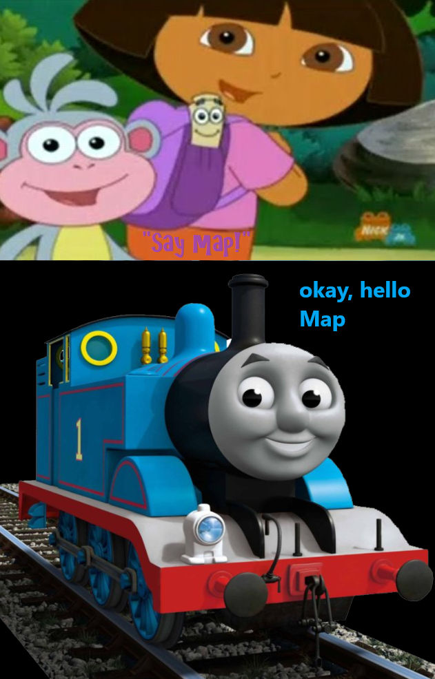 Thomas Say Map And Made Dora Happy By Orcadude On DeviantArt thomas-say-map-and-made-dora-happy-by-orcadude-on-deviantart