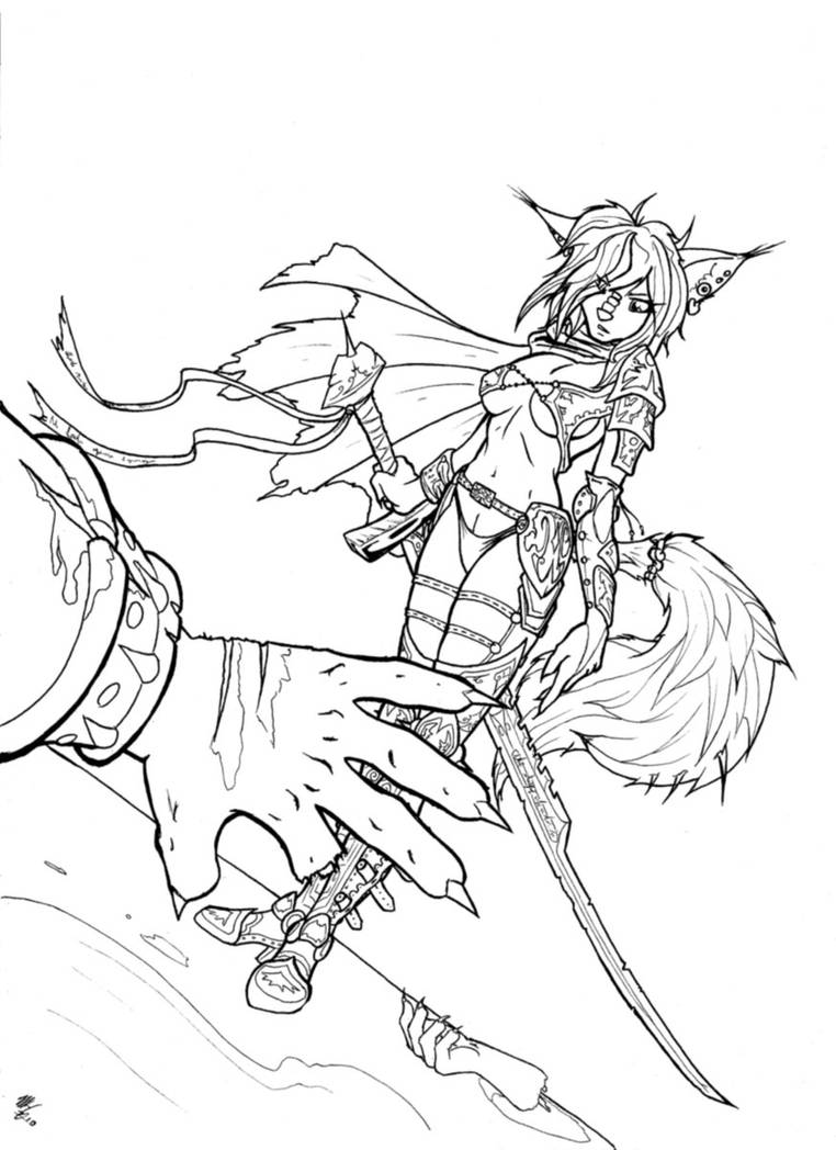 Sexy Fighter By Dragonnetstorm On Deviantart