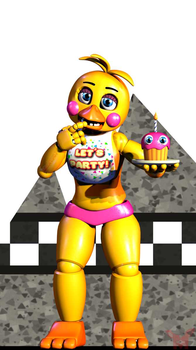 Fnaf Blender Toy Chica By Mikol1987 On Deviantart