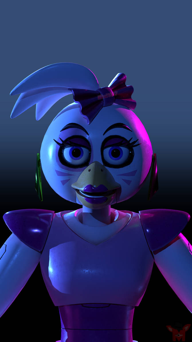 Fnaf Blender Glamrock Chica By Mikol1987 On Deviantart