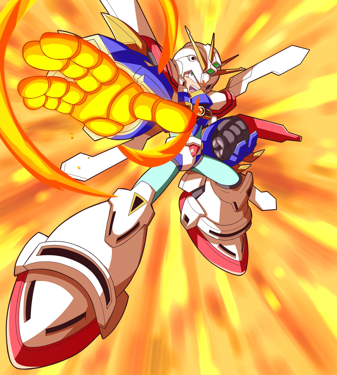 Commission Megaman X G Gundam Armor By Innovator123 On Deviantart