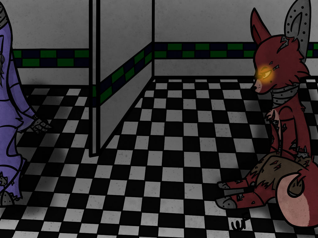 Foxy And Bonnie Fnaf 2 By Iiexie On Deviantart