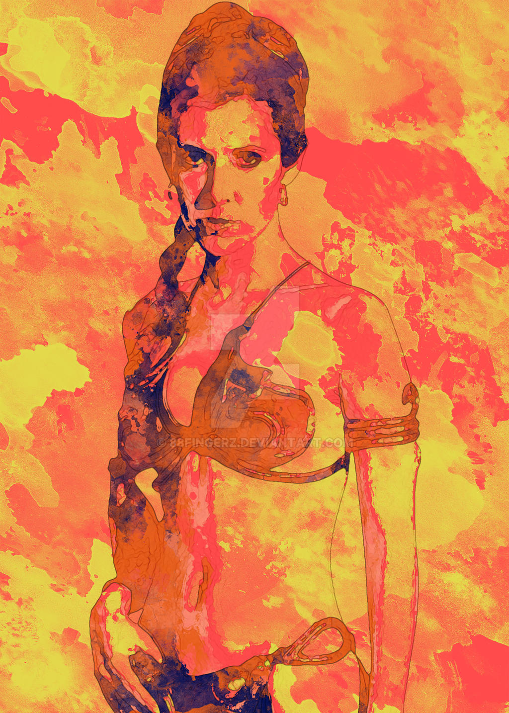 Princess Leia Slave Outfit By 88fingerz On Deviantart