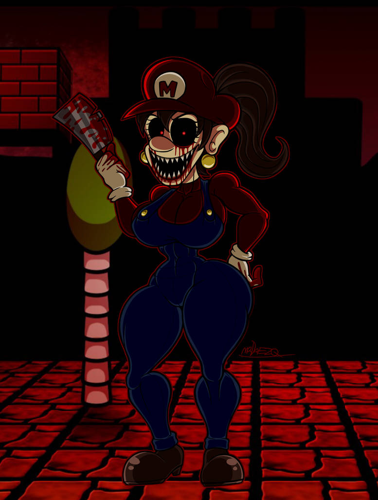 Mario Madness Genderswap 1 Mario Exe By Mrdrezq On Deviantart