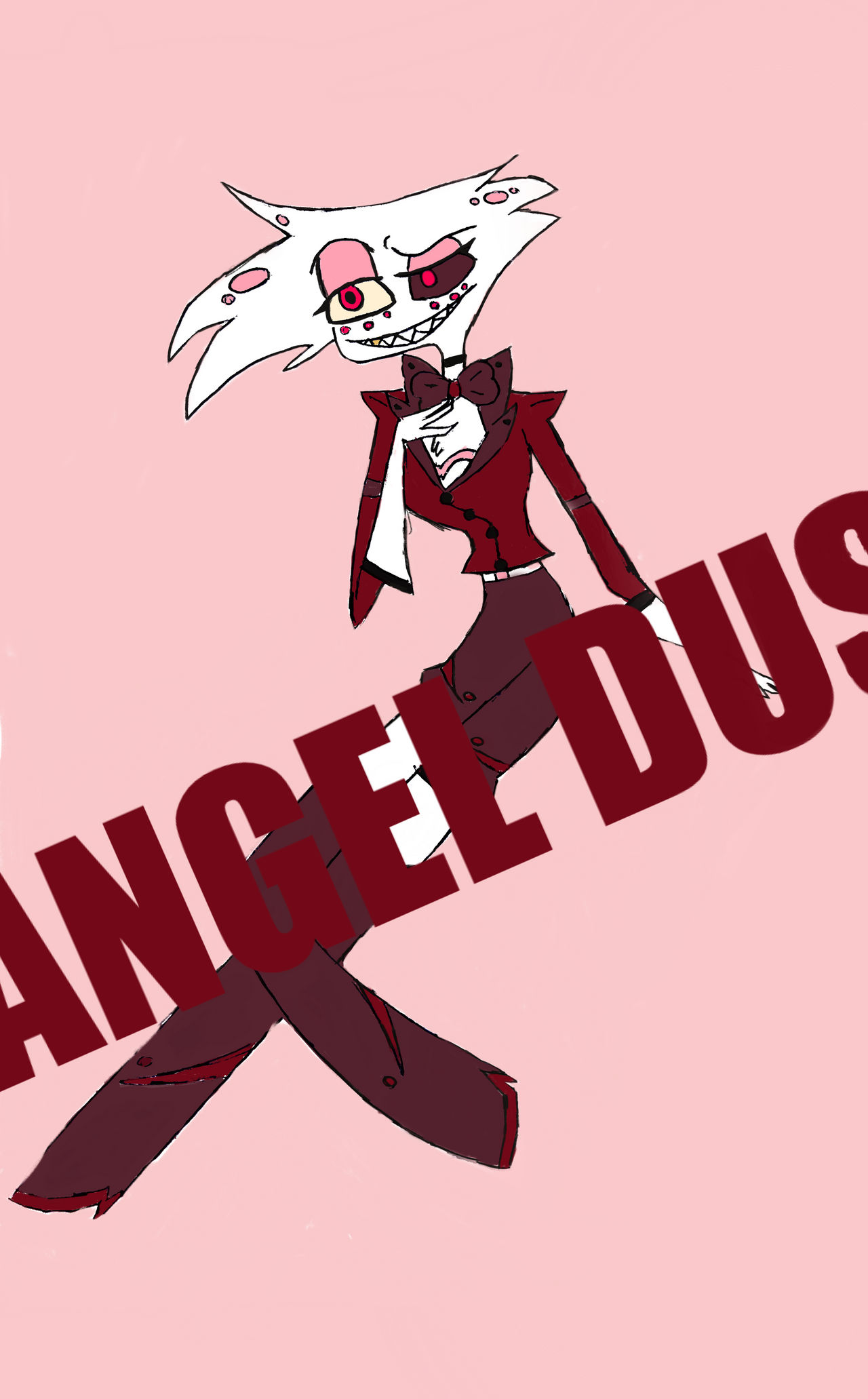 Angel Dust But On Sketchbook By Moonie120 On Deviantart