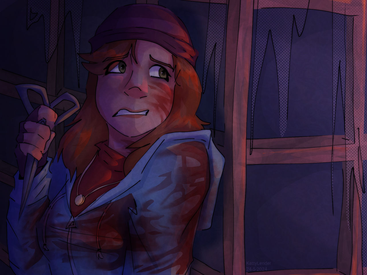 Scared Ashley Until Dawn By Kattylender On Deviantart