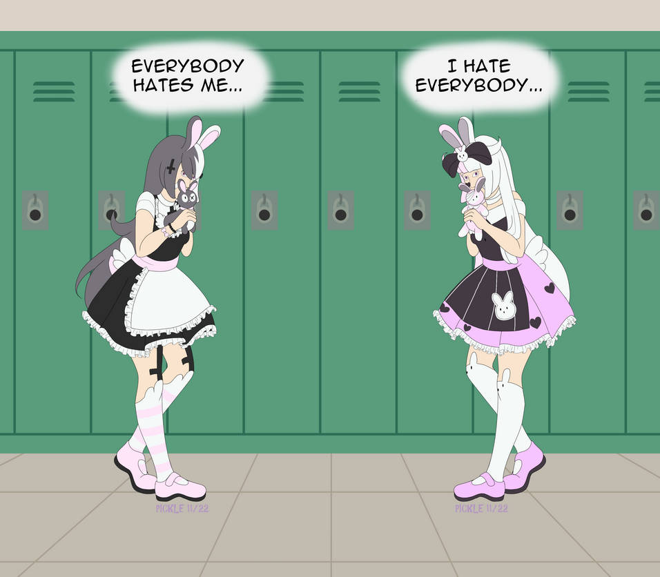 The Duality Of Shy Girls By Picklepiecow On Deviantart