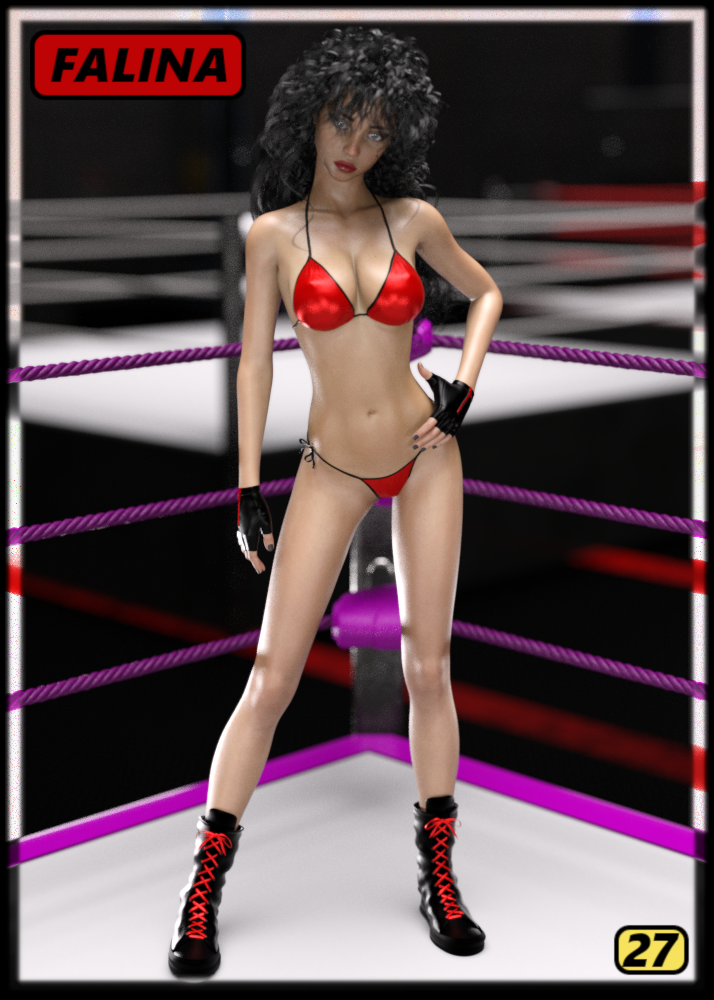 Trading Card - #27 Falina by NoTimeOutsWrestling on DeviantArt Trading Card - #27 Falina by NoTimeOutsWrestling on DeviantArt